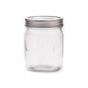 Consol Glass Preserve Jar 500ml with Ring & Dome (12 Carton Pack) — The ...