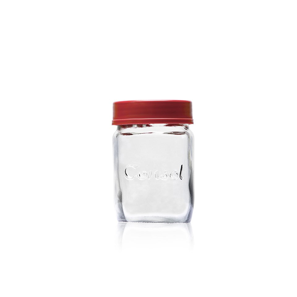 Consol Glass Preserve Jar 250ml with Coloured Lid — The Consol Shop ...